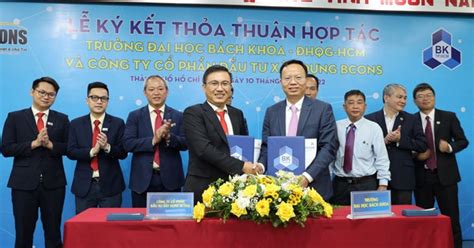 Tập đoàn Bcons ký kết hợp tác cùng Đại học Bách khoa TP HCM