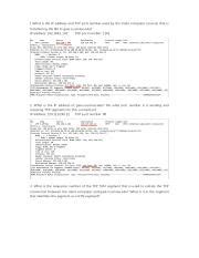 Inp Lab3 Pdf 1 What Is The IP Address And TCP Port Number Used By The Client Computer Source