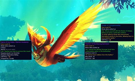 Cinder Of Companionship And Feather Of The Blazing Somnowl Confirmed