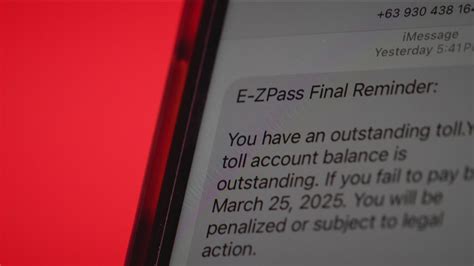 Did You Get A Text About Overdue E Zpass Tolls Its A Scam