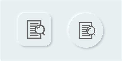 Review Line Icon In Neomorphic Design Style Assessment Signs Vector Illustrtion 31149663