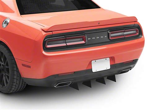 Challenger Hdpe Rear Diffuser V2 Matte Black 15 23 Challenger Free Shipping