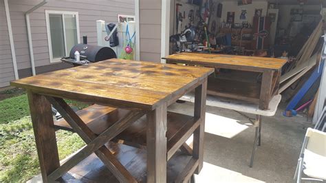 X Rustic End Table Ana White