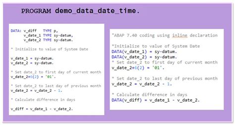 Online Classes SAP ERP ABAP Data