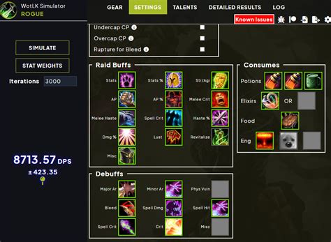 Rogue Bleed Bug On Assassination · Issue 1624 · Wowsimswotlk · Github