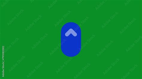 The Swipe Arrow Icon Animation On A Green Screen Swipe Up Up Arrow Animation With Key Color