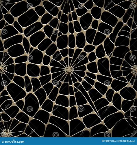 Striking Spiderweb Pattern Captivating Color And Design Stock Illustration Illustration Of