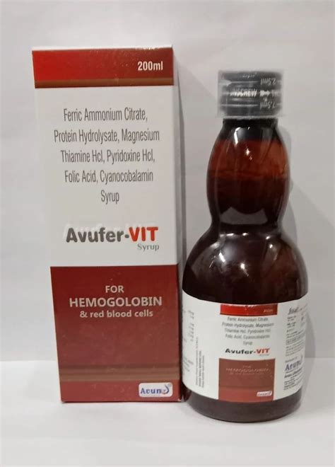 Ferric Ammonium Citrate Floic Acid Syrup 200 Ml At ₹ 149bottle In