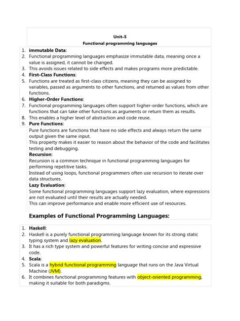 Unit 5 1 Pdf Functional Programming Anonymous Function