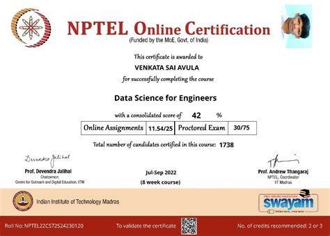 Avula Venkata Sai On Linkedin Swayam