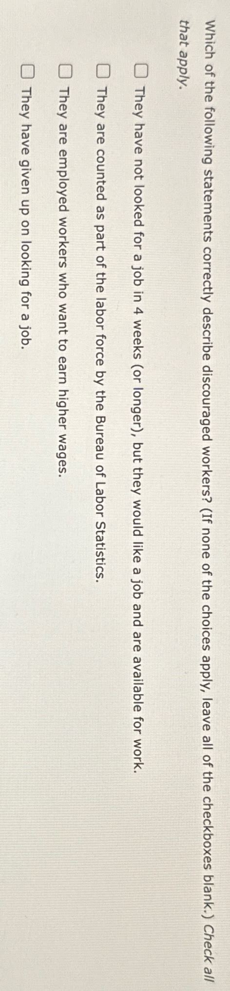 solved which of the following statements correctly describe