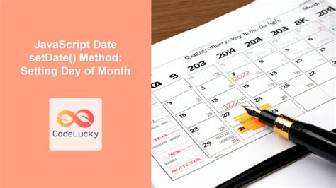 Javascript Date Getday Method Getting Day Of Week Codelucky