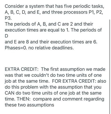 Solved Description Consider A System That Has Five Chegg