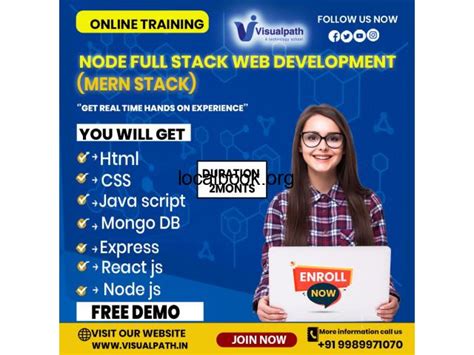 Mern Stack Online Course Mern Stack Online Training Hyderabad Localbook India