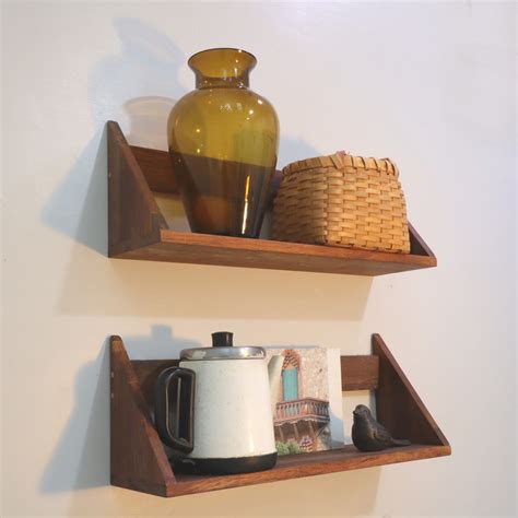 멀바우 빈티지 원목 벽 선반 장식장 아이디어스