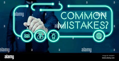 Text Caption Presenting Common Mistakes Conceptual Photo Repeat Act Or