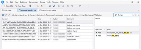 View Source Control History