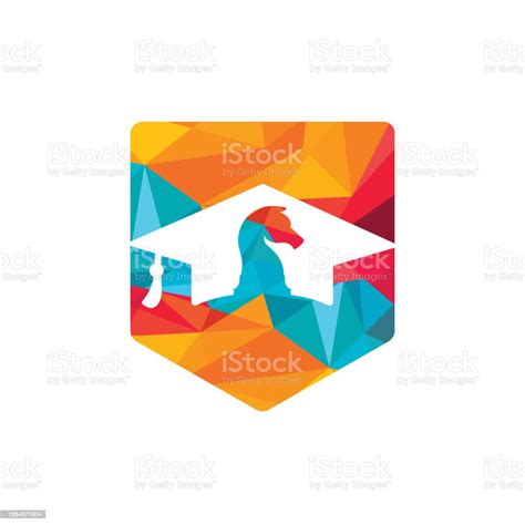 졸업 체스 기사 벡터 로고 디자인 교육 전략 벡터 로고 개념 Championship에 대한 스톡 벡터 아트 및 기타 이미지 Championship 개념 개념과 주제