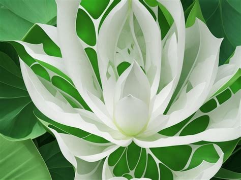 Premium Ai Image Leaf Pattern