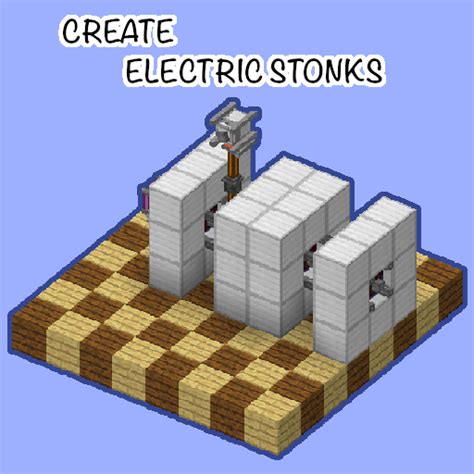 Create Electric Stonks Minecraft Mod