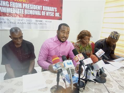 CESJET Reacts As President Buhari Sacks NYSC DG Fadah Daily Post Nigeria