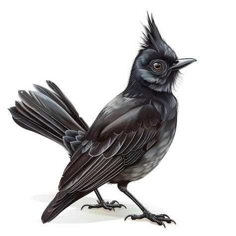 Vibrant Isometric Bird Illustration On White Background Generative Ai