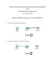 Lab Router SSH Access Via Wi Fi On IPV Docx IFT Introduction To Network Information