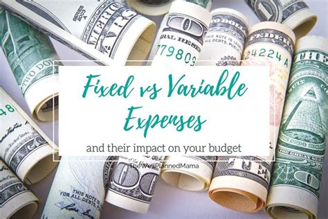 The Difference Between Fixed And Variable Expenses Well Planned Paper