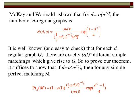 Ppt Generating Random Regular Graphs Powerpoint Presentation Free