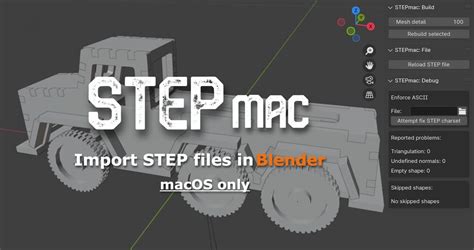STEP Import For Macos Only Python Support Blender Artists Community