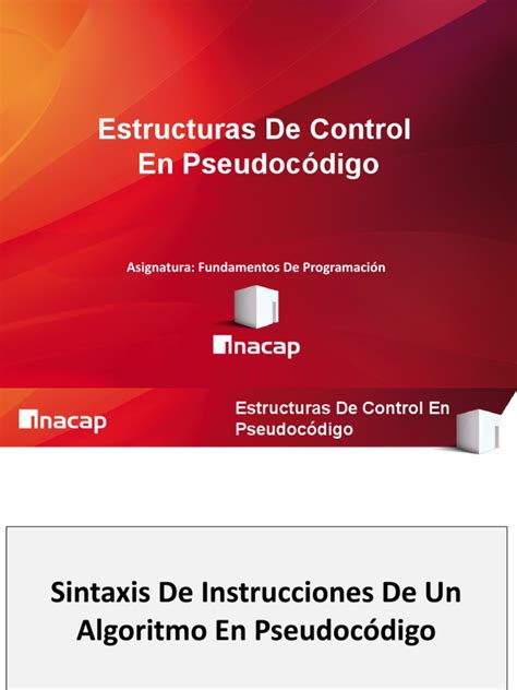 Estructuras De Control En Pseudocódigo Pdf Estructura De Datos De Matriz Flujo De Control