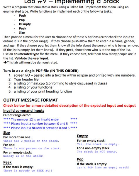 Solved Ldb H Implementing A Stack Write A Program That