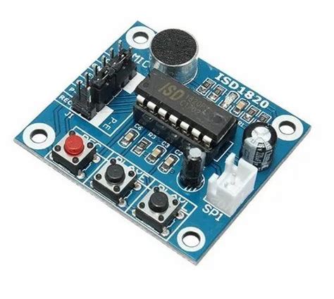 Silicone Sunrobotics Voice Recording With Playback Loudspeaker Module Isd1820 For Electronics