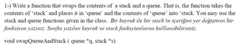solved 1 write a function that swaps the contents of a