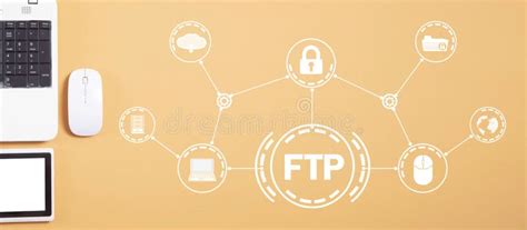 FTP File Transfer Protocol Internet Stock Illustration Illustration Of Exchange Digital