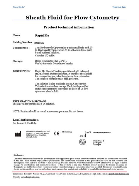Rapid Flo For Flow Cytometry Pdf Flow Cytometry