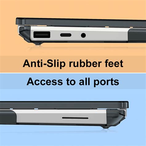 Glossy Hard Case For Microsoft Surface Laptop Go 3 2 Black