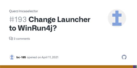 Change Launcher To WinRun J Issue Querz Mcaselector GitHub