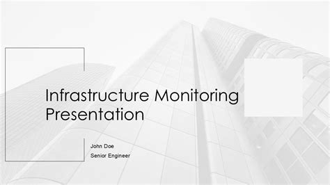 Infrastructure Monitoring Presentation Ppt Outline At