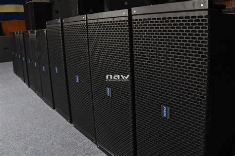 High Power Double 10 Line Array Speaker Sound System For Church And