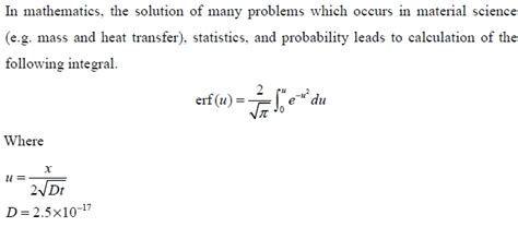 solved from this definition of the error function see