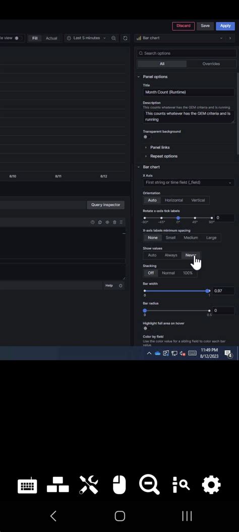 Can Bar Gauge NOT Display The Number Dashboards Grafana Labs Community Forums