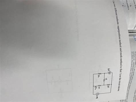 solved use two different methods superposition method and