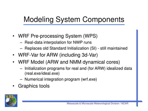 Ppt Wrf Modeling System Overview Powerpoint Presentation Free