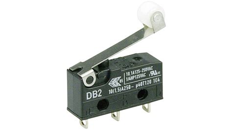 Cherry Switches Mikroschalter Db2c A1rc 250 V Ac 10a 1 X Ein Ein Ip67