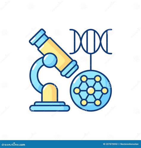 Dna Microarray Icon Cartoon Vector 208079037