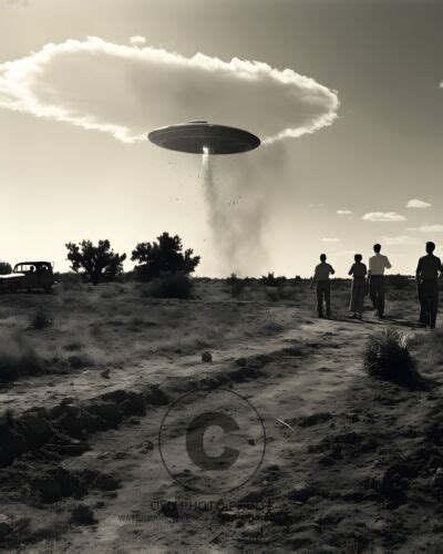 Roswell Incident UFO Flying Saucer Crash Site Photograph 1947 New ...