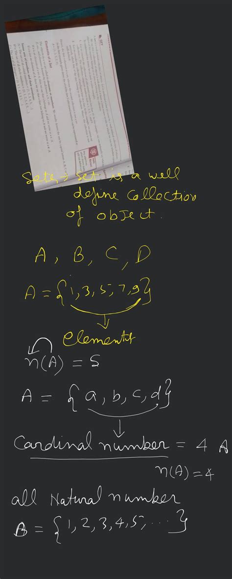 Seta Set Is A Well Defined Collection Of Object Let Us Undentand What W