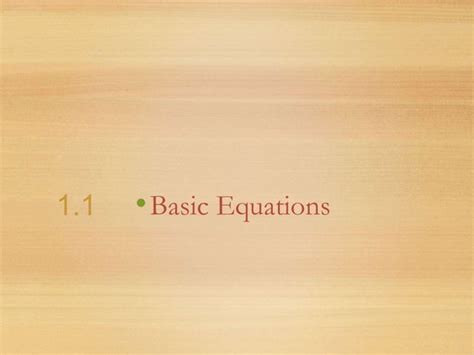 Lecture Linear Equations Ppt