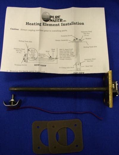 Heating Element Kit 650 Watt Aquanui Home Water Distillers